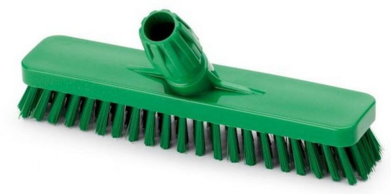 Igeax (Aricasa) padlósúroló kefe erős sörtével 300 mm zöld